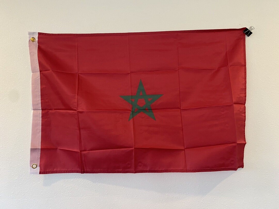 2 X 3 Feet Morocco Country 100D Polyester 2' X 3' Flag Z21 - Etsy