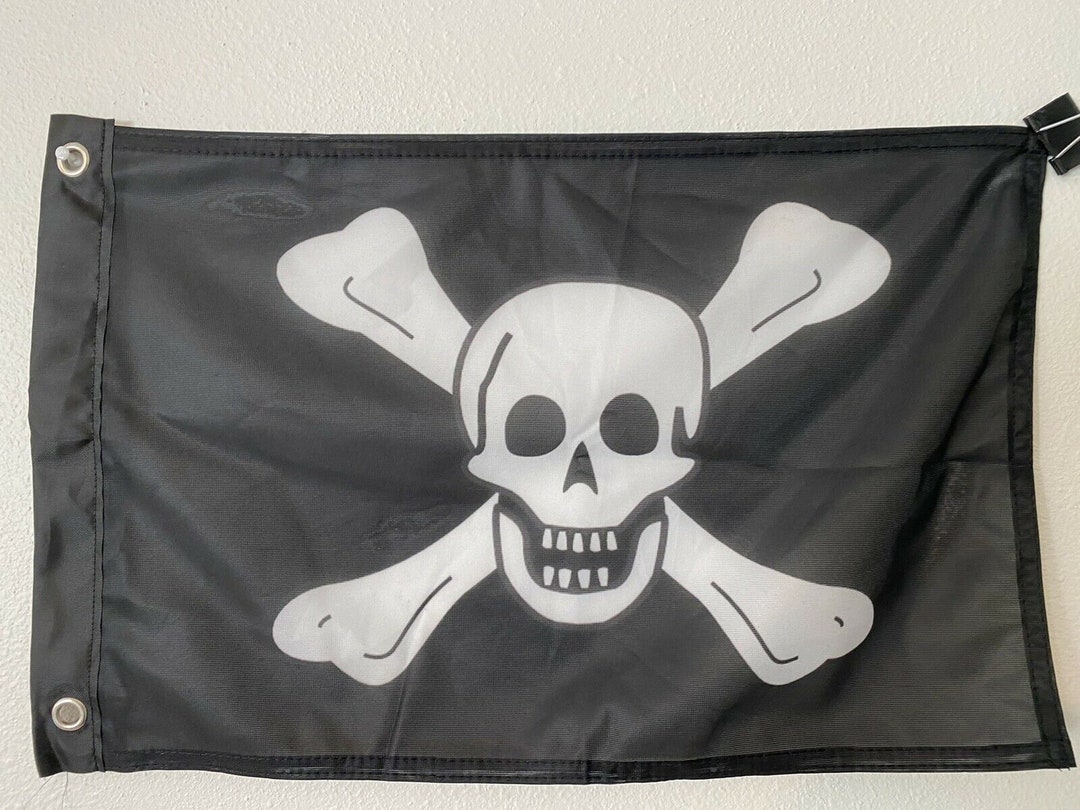 12 X 18 Richard Worley Pirate Flag 12" X 18" Crossbones26 - Etsy