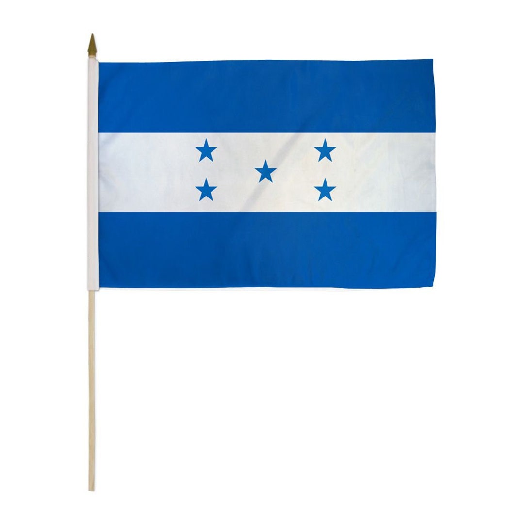12x18 Inches 12 X 18 Honduras Stick Flag Wood Staff - Etsy