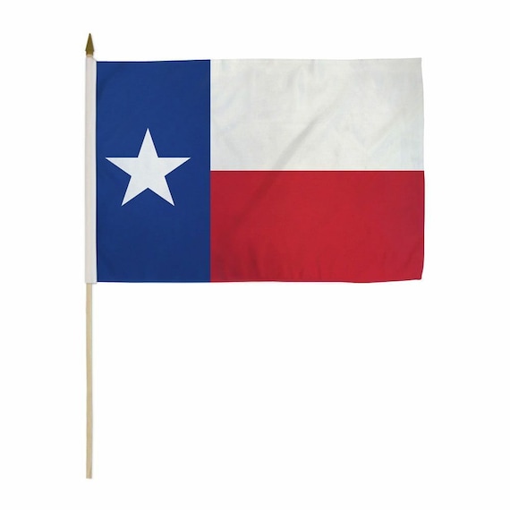12x18 Inches Texas Stick Flag Wood Staff - Etsy