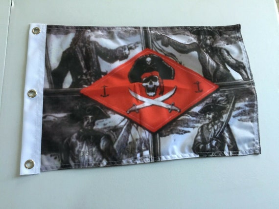 12 X 18 Pirate Captain Flag 12 X 18 Jolly Roger - Etsy