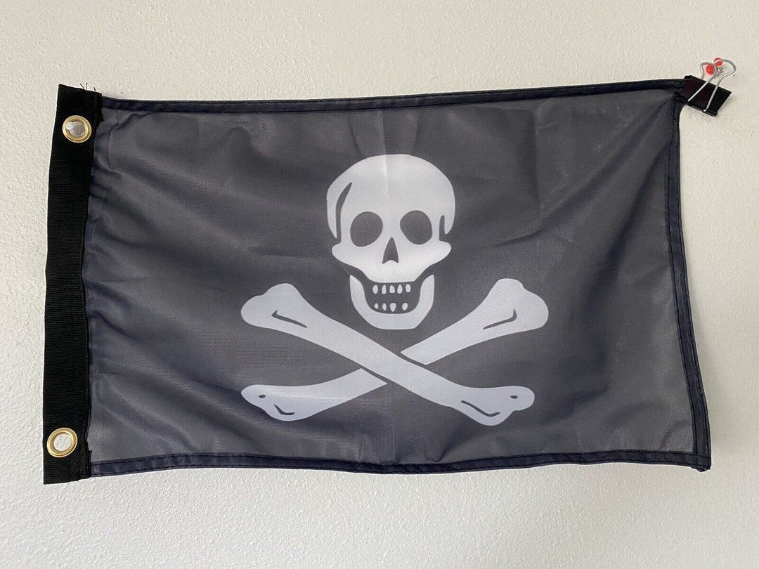 12 X 18 Captain Flint Pirate Flag 12" X 18" Polyester Flag Banner - Etsy