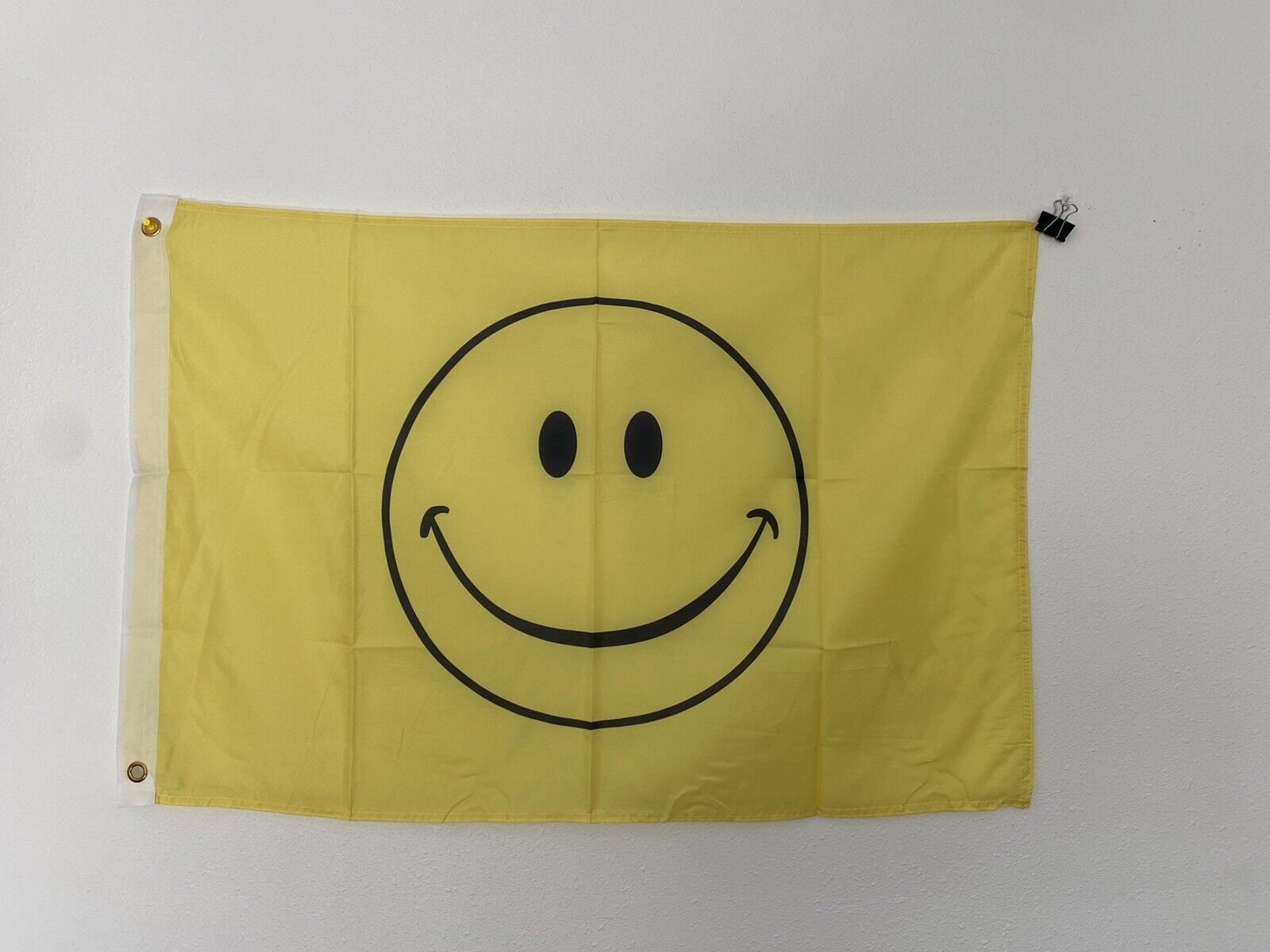 2 X 3 Feet 2' X 3' Smiley Smile Happy Face 100D Polyester Flag Grommets ...