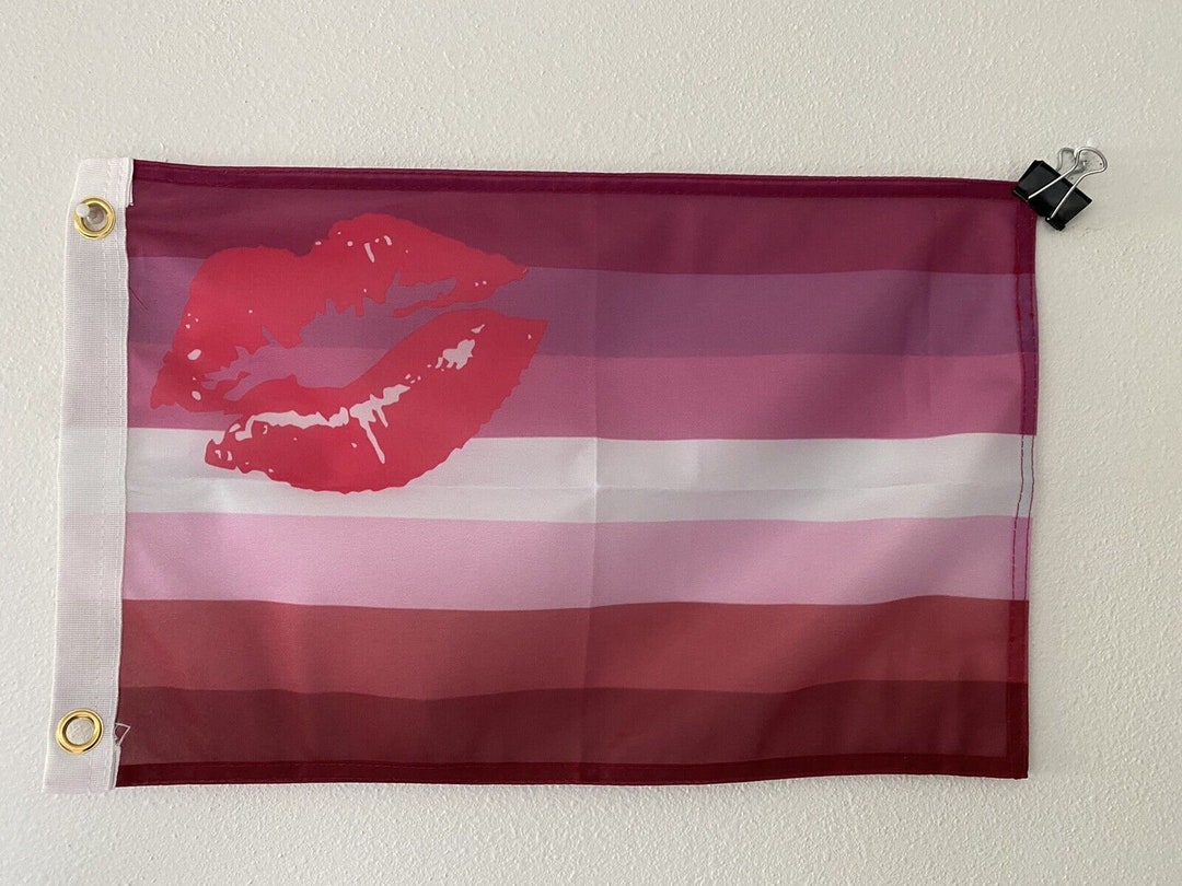 Lipstick Lesbian Flag 12" X 18" Pride Flag LGBT Inclusive Progress - Etsy