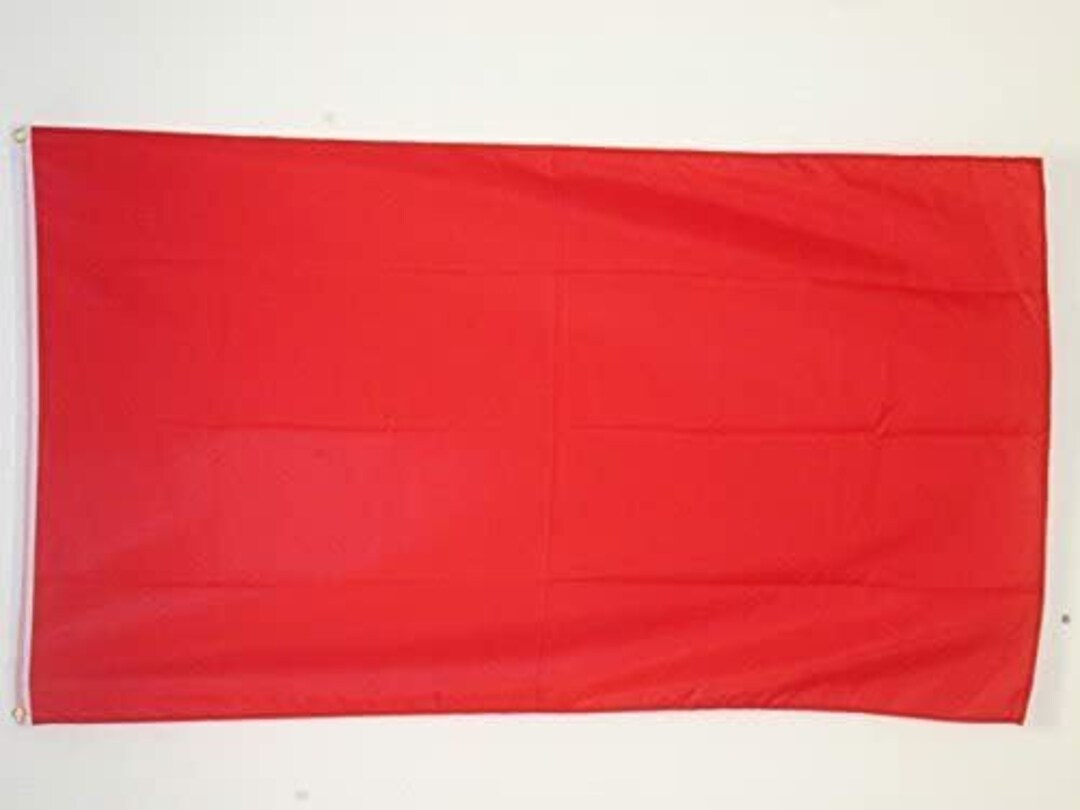 Red Solid Plain Blank Color Flag 2'x3' Banner Grommets - Etsy