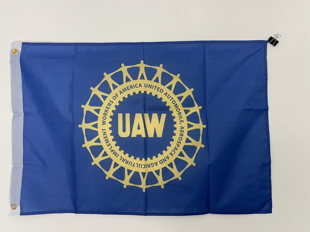 2 X 3 Ft 2' X 3' UAW United Automobile Workers Aerospace and ...