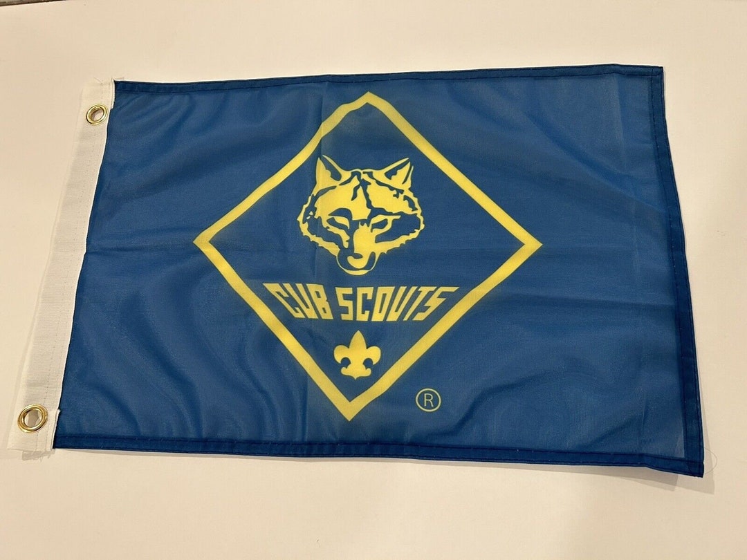 12 X 18 12 X 18 Cub Scouts Flag Cub Scout BSA Polyester Flag - Etsy
