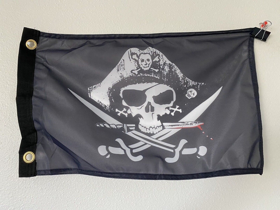 12 X 18 Deadman Chest Pirate Flag 12" X 18" Polyester Flag Banner ...