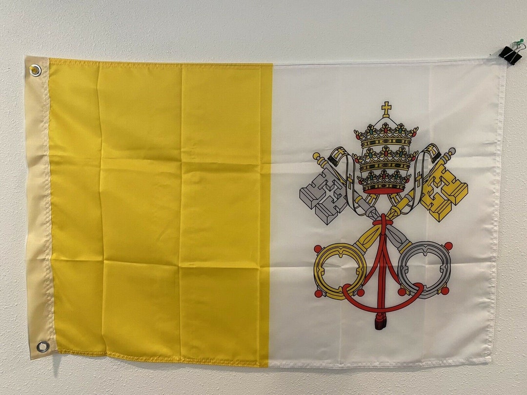 2 X 3 Country of Vatican City Keys 2' X 3' Flag Grommets Bx25 - Etsy