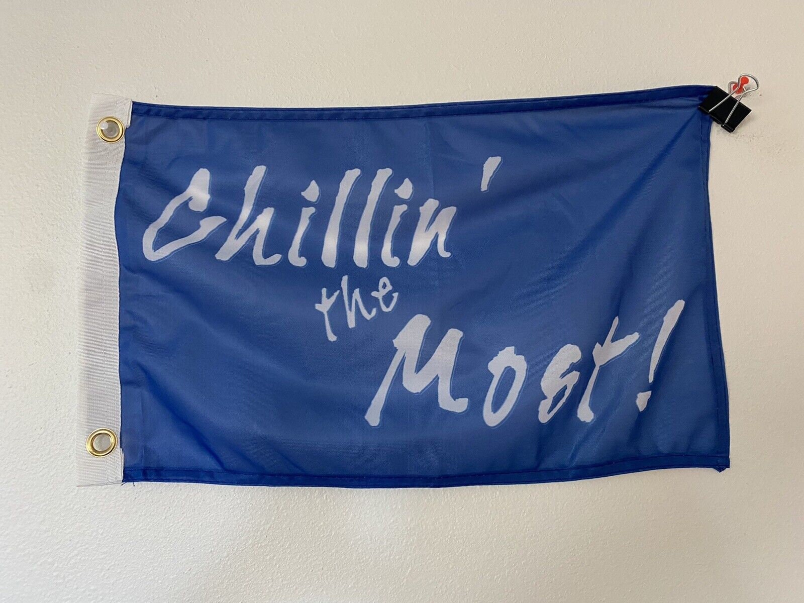 12x18 12"x18" Chillin's the Most in Blue Polyester Flag - Etsy