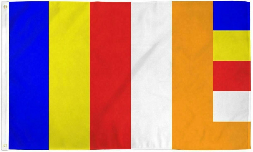 Buddhist Flag 3x5 Ft Super 100D Polyester - Etsy