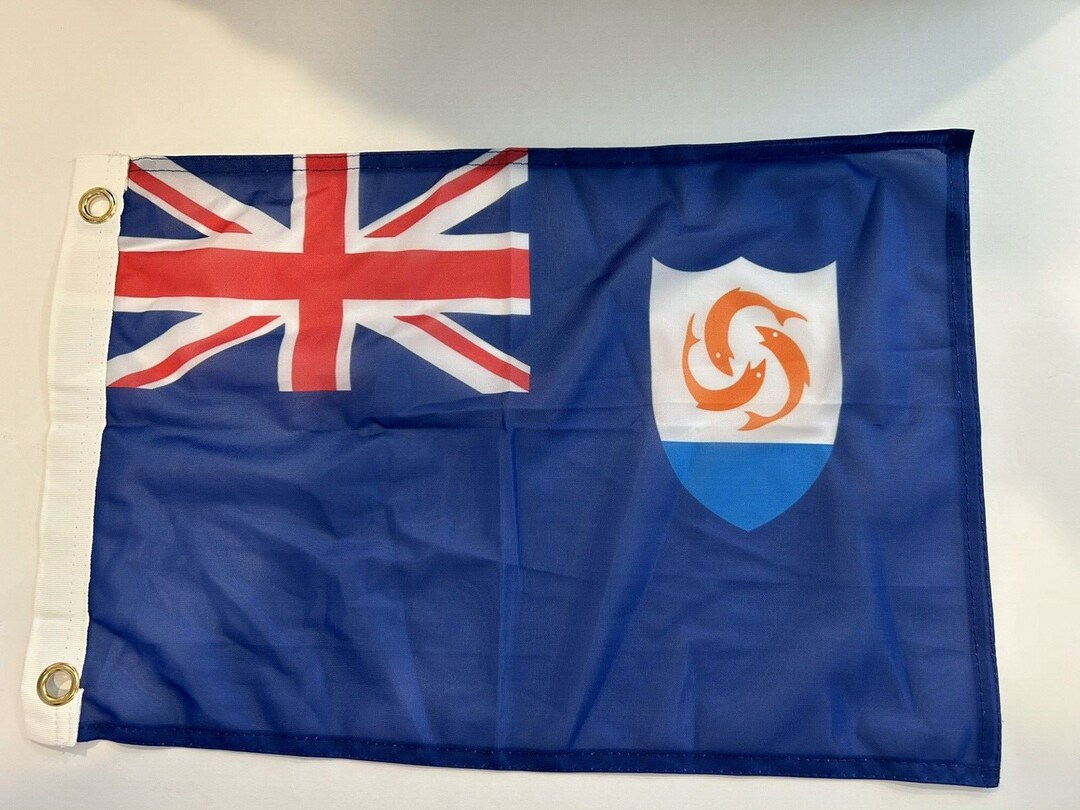 12 X 18 Inches 12 X 18 Flag Blue the Anguilla Flag - Etsy