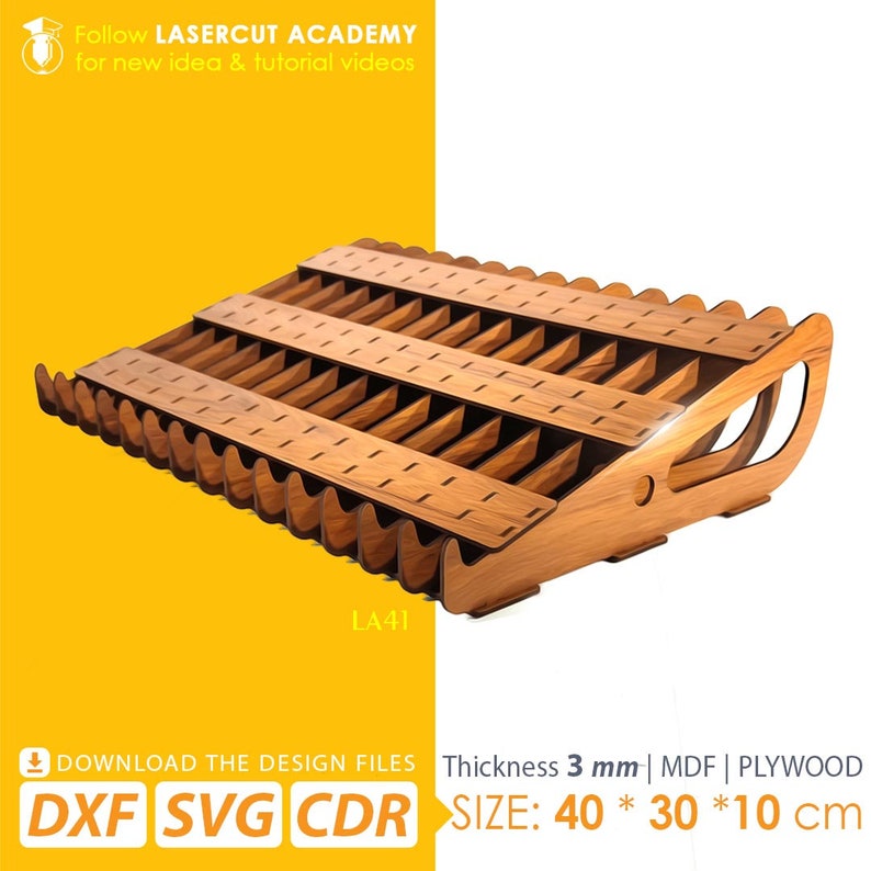 Laser Cut Laptop Stand File Cdr, Dxf, Pdf, Svg, Formats for Download ...