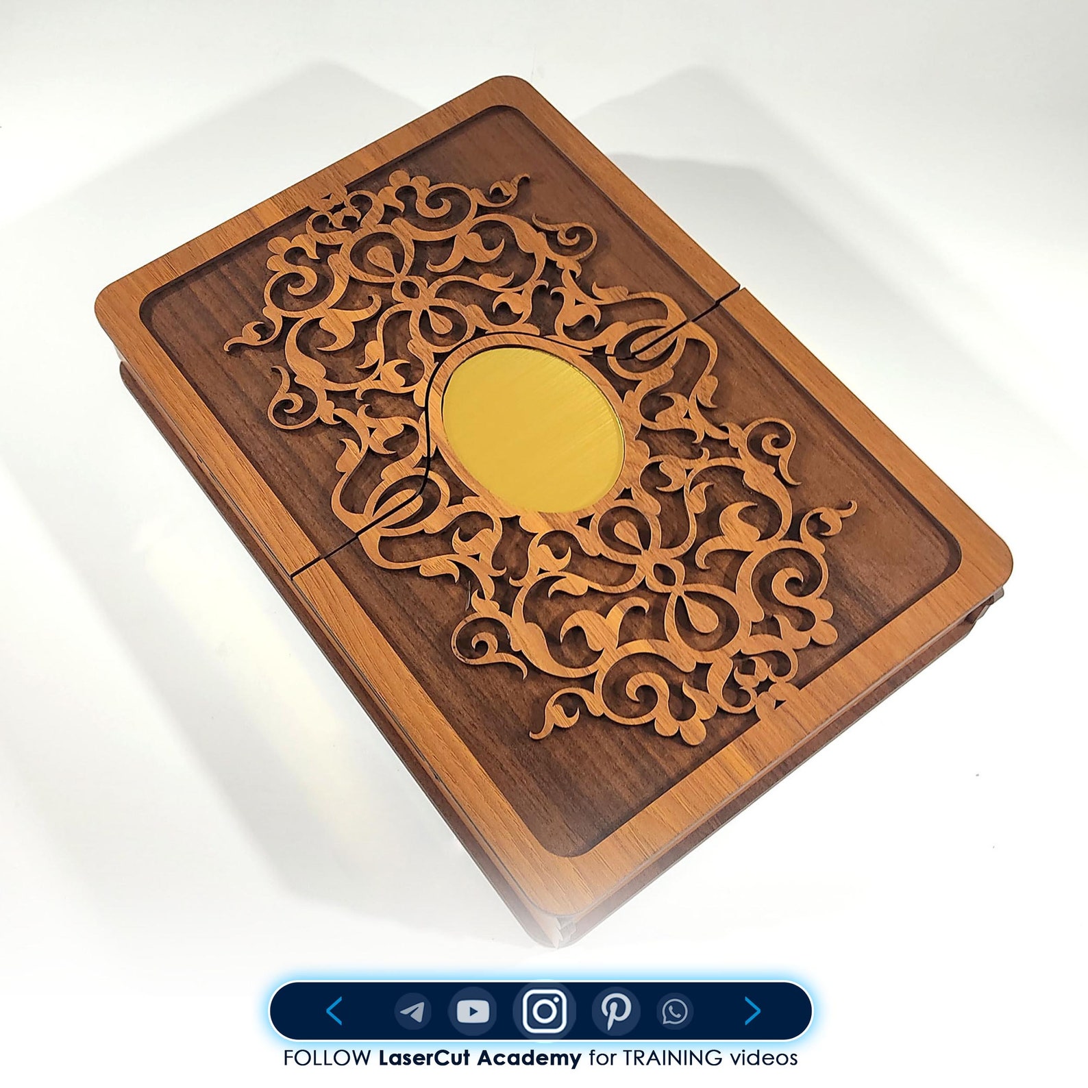 File of Box for Laser Cut 2 Box Designs Cdr Dxf Pdf - Etsy