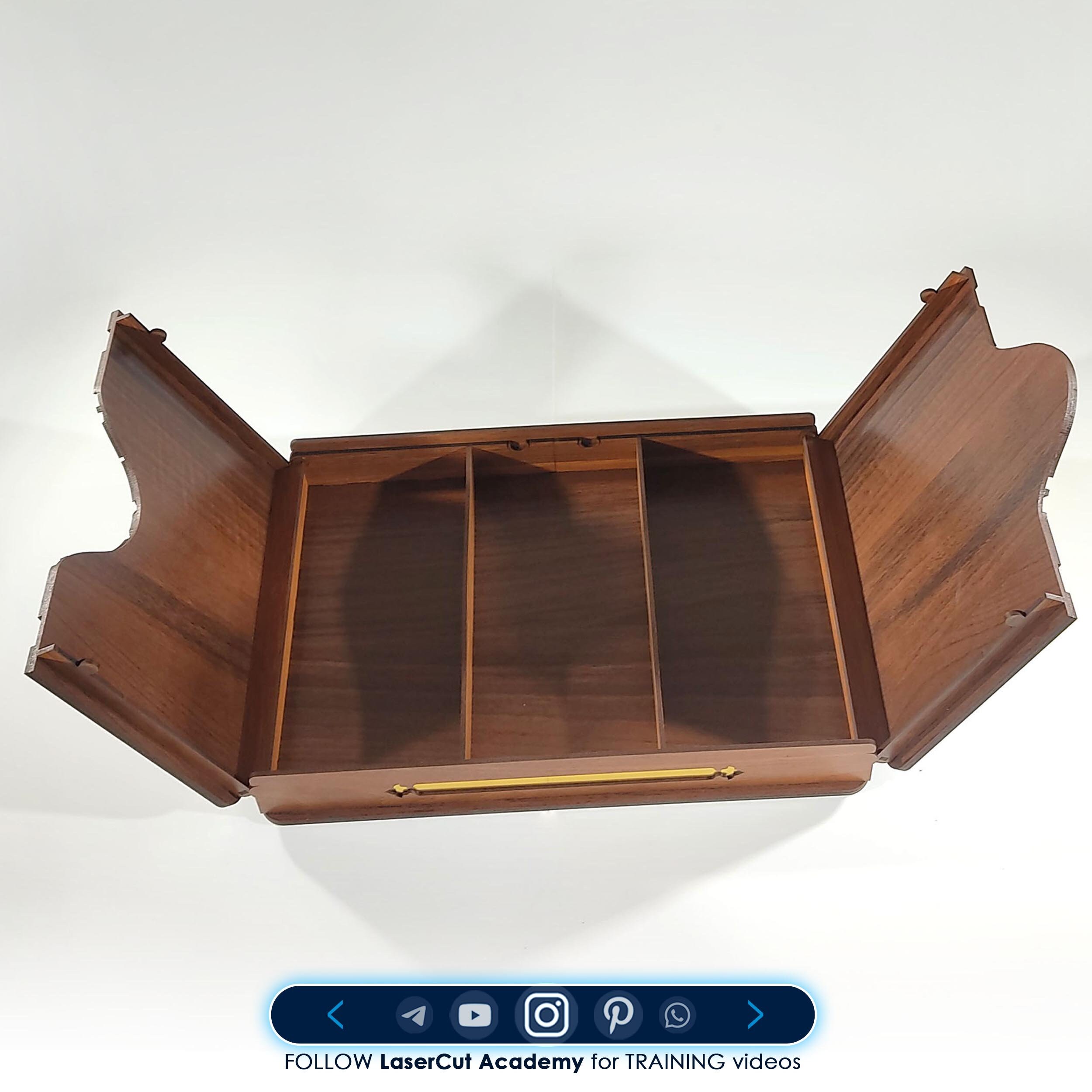 File of Box for Laser Cut 2 Box Designs Cdr Dxf Pdf - Etsy