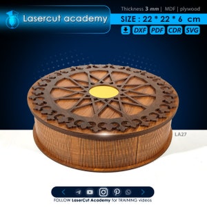 File of Box for Laser Cut 2 Box Designs Cdr Dxf Pdf - Etsy