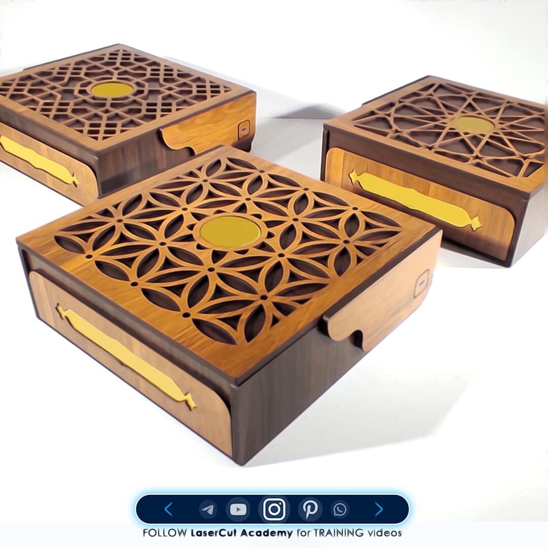 Laser Cut Box File - Design File – Cdr, Dxf, Pdf Formats for Download ...