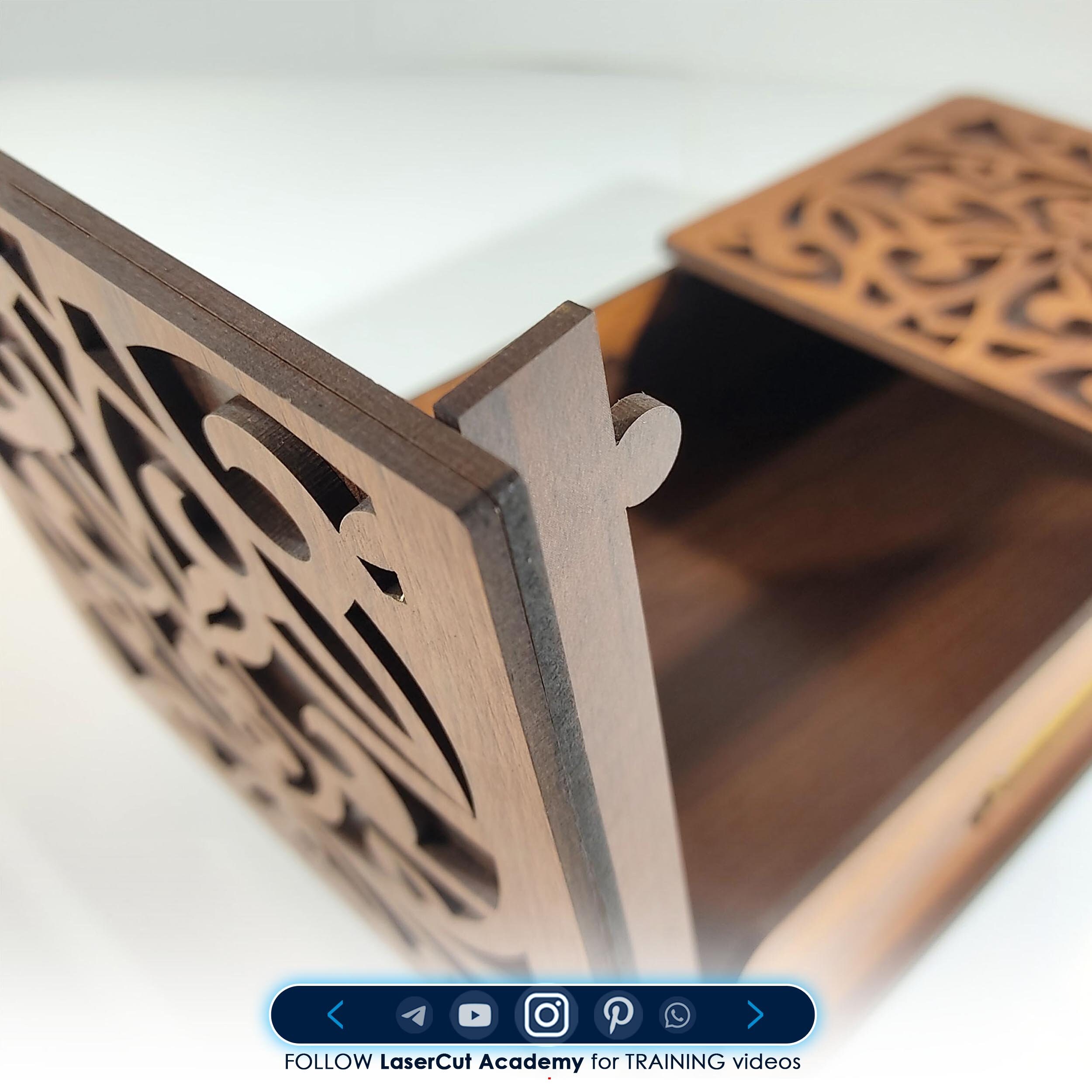 File di Box per taglio laser scatola 2door formati cdr - Etsy Italia