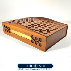 Laser Cut Box File - DIY Project – Cdr, Dxf, Pdf, Svg, Formats for ...