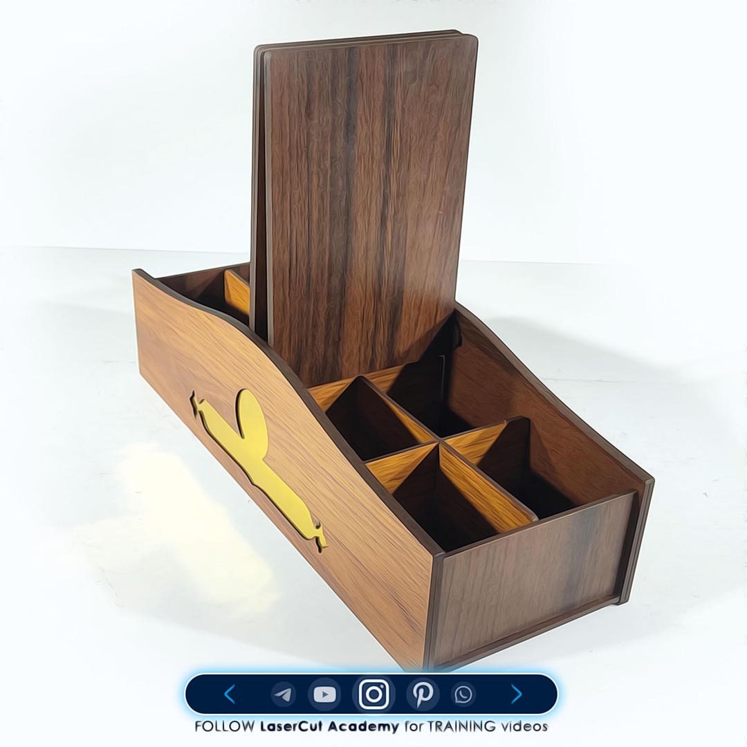 Laser Cut Box File Cdr, Dxf, Pdf, Svg, Formats for Download - Etsy