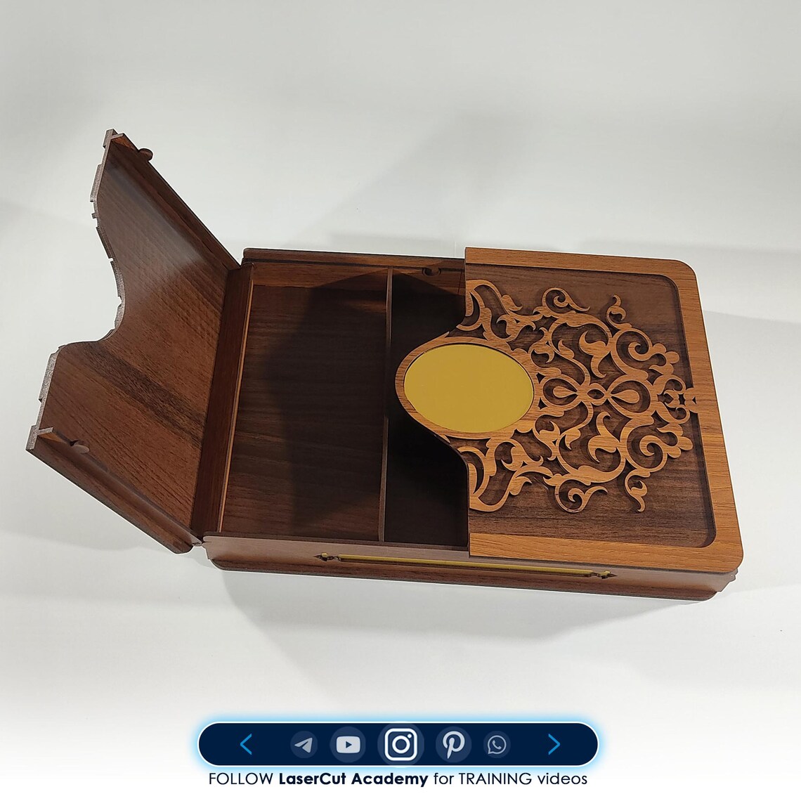 File of Box for Laser Cut 2 Box Designs Cdr Dxf Pdf - Etsy