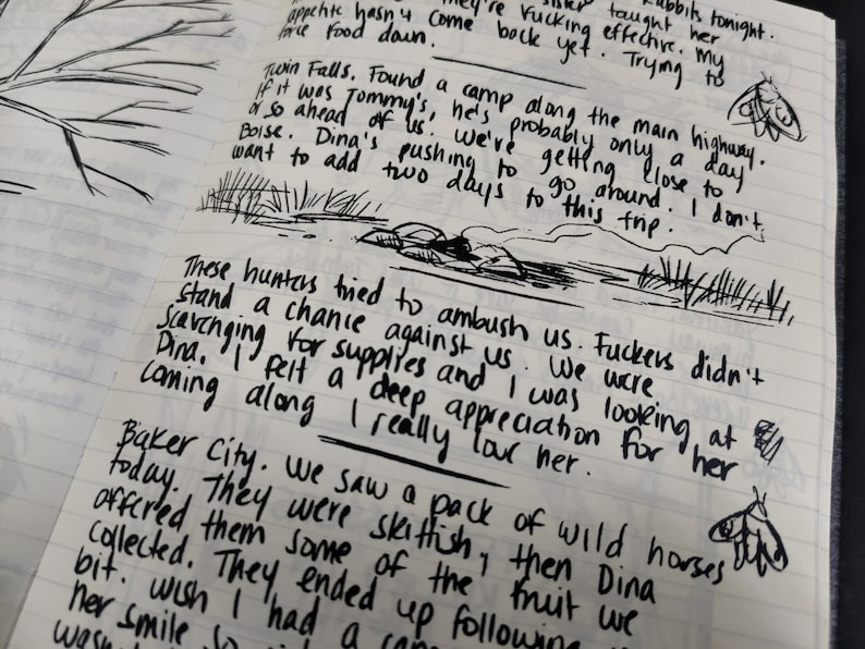 Ellie Journal the Last of Us Ellie's Journal Cosplay Props - Etsy