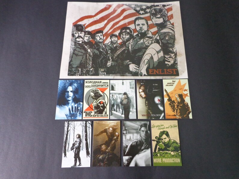 Bucky Barnes Secret File Winter Soldier S.H.I.E.L.D. Files | Etsy