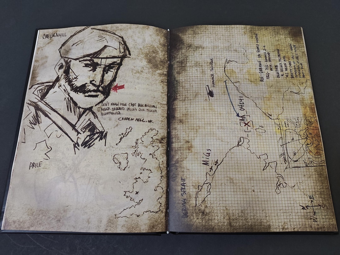 Soap Journal Soaps Cosplay COD MW Props Video Game Props - Etsy