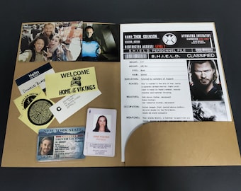 Iron Man Secret File Ironman Tony Stark S.H.I.E.L.D. Files - Etsy