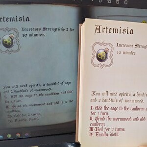 Kingdom Come Deliverance Potion Book Henry Alchemy Recipes KCD2 Journal ...