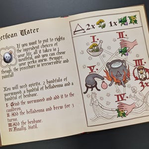Kingdom Come Deliverance Potion Book Henry Alchemy Recipes KCD2 Journal ...