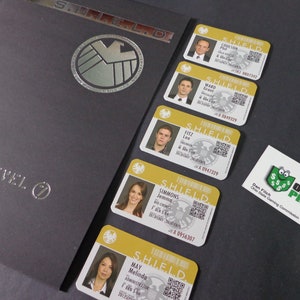 Agents of S.H.I.E.L.D. Secret File & ID Cards Paper Props TV Show Movie ...