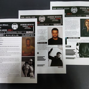 Avengers S.H.I.E.L.D. Secret File Falcon Hulk Iron Man Black Widow ...