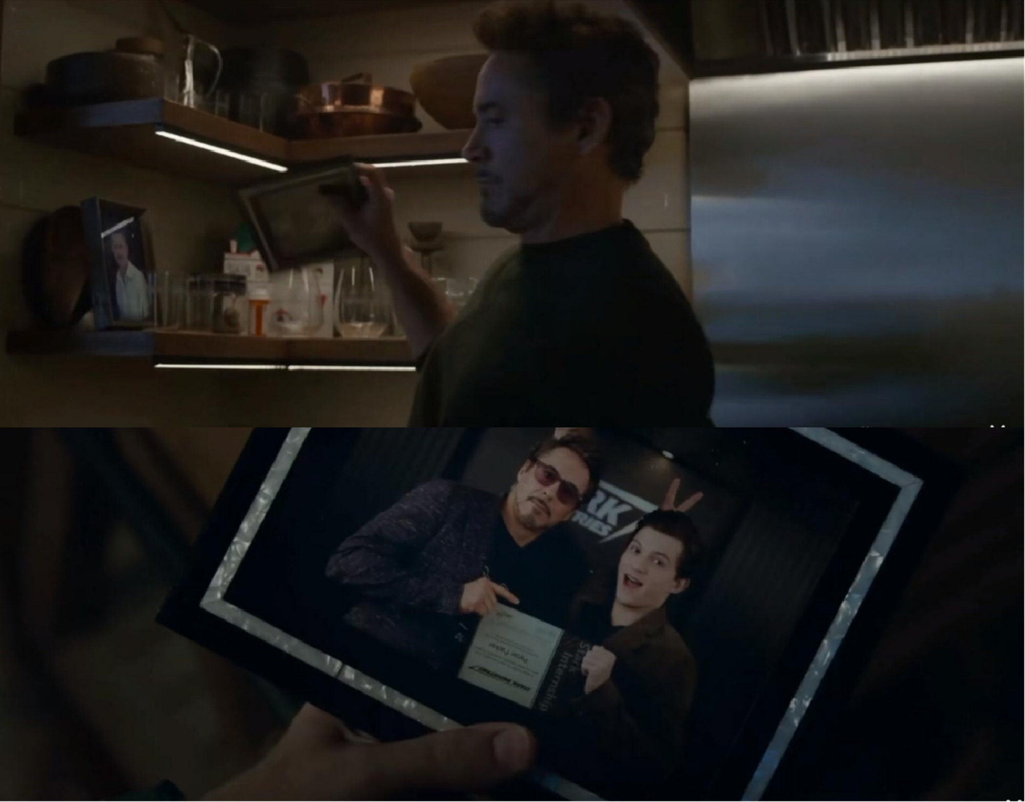 Tony Stark Peter Parker Photo Iron Man Spiderman Picture With - Etsy Canada