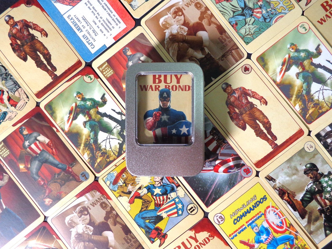 Set of 27 Captain America Trading Cards Steven Rogers Collectible Movie ...