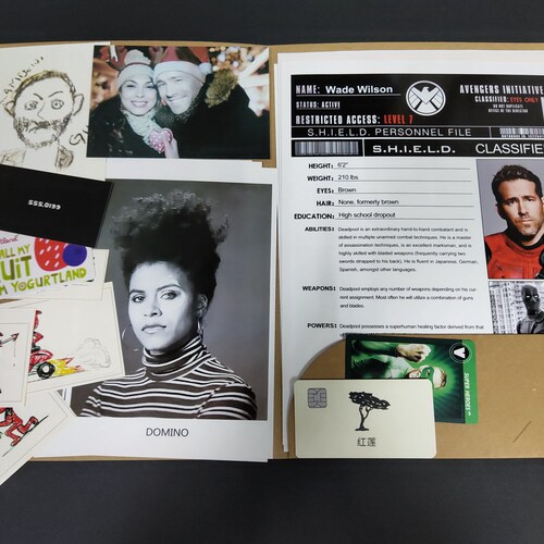 Spiderman File Peter Parker S.H.I.E.L.D. Folder Secret Paper - Etsy