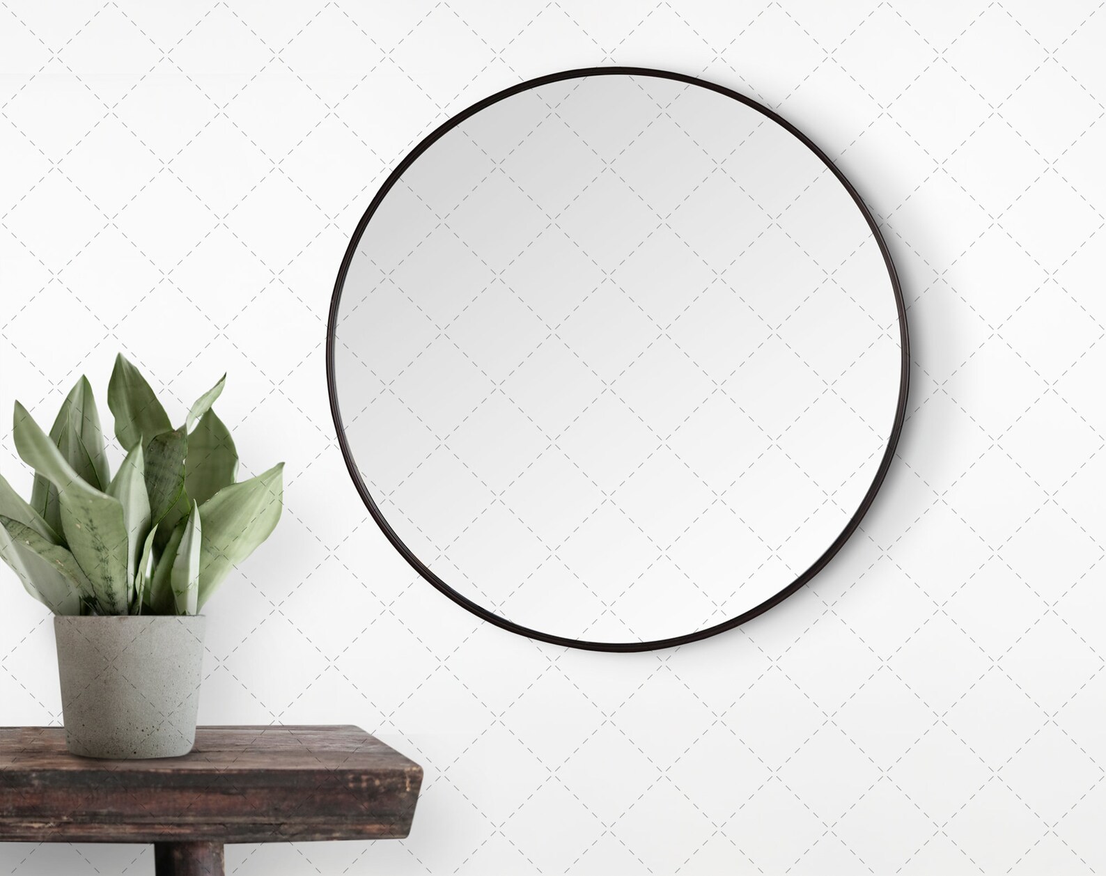 Round Mirror Mockup - Etsy