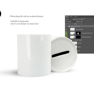 Sublimation Coin Bank Mockup / PSD PNG JPG Files Included - Etsy