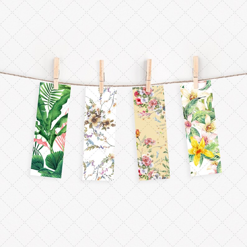Bookmarks Mockup With Clothespins / PSD+PNG+JPG Files Included - Etsy