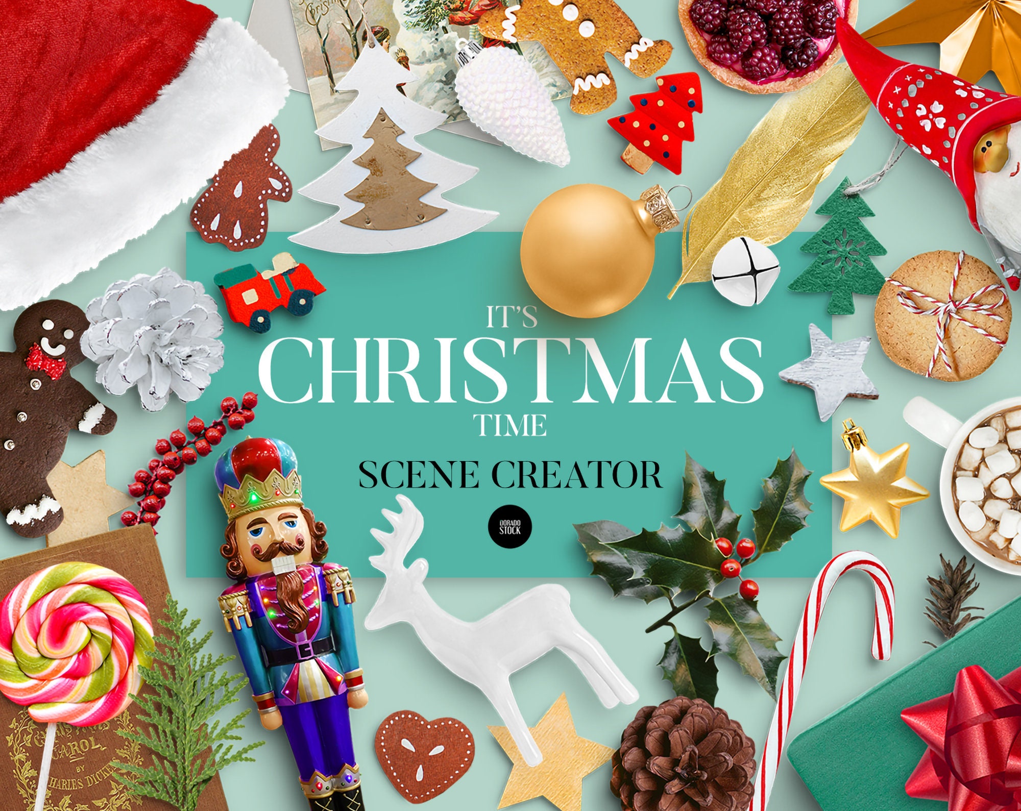 Christmas Scene Creator / Isolated Files - Etsy