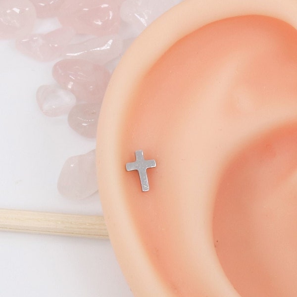 Cross Tragus - Etsy