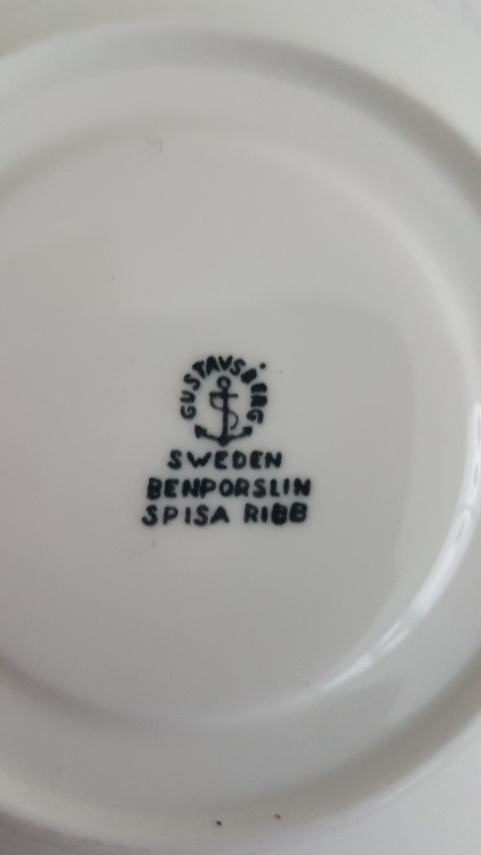 STIG LINDBERG "spisa Ribb" Coffee Cup With Saucer - Swedish Vintage ...