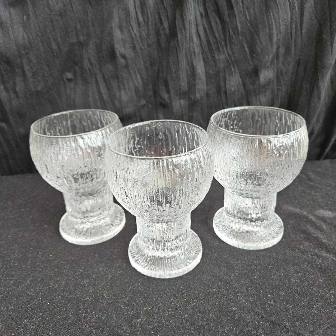 TIMO SARPANEVA 3 Pcs "punkku" "kekkerit" Red Wine Glasses - Finnish ...