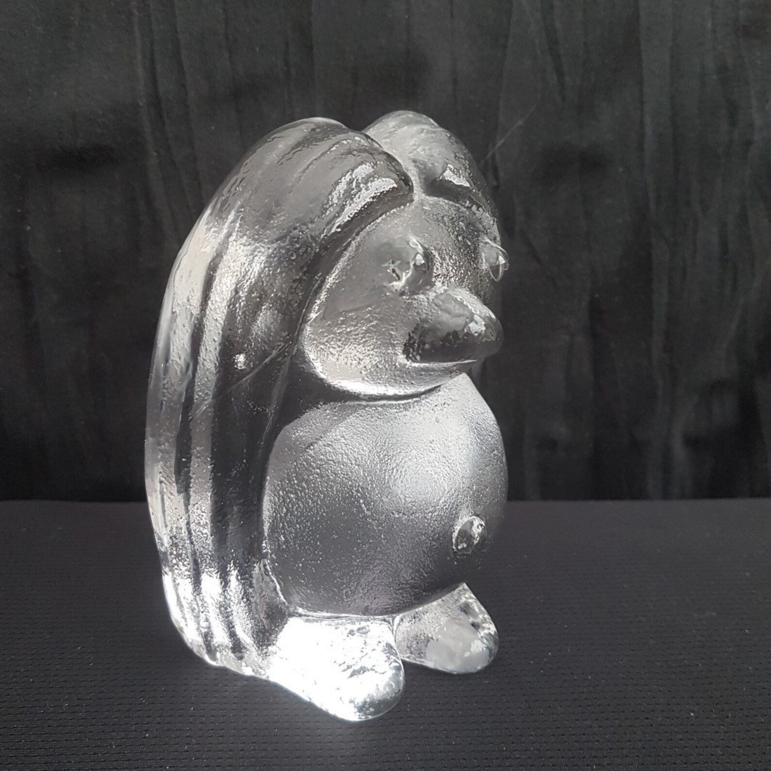 BERGDALA GLASBRUK Large Glass Troll Figurine Swedish Art | Etsy