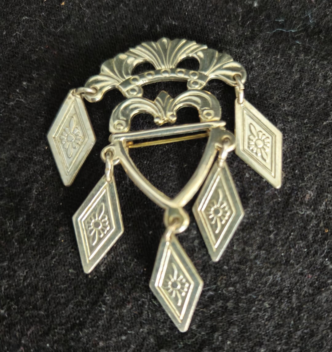 Antique Silver Sámi Saami Costume Jewelry Brooch Amulet From Swedish ...