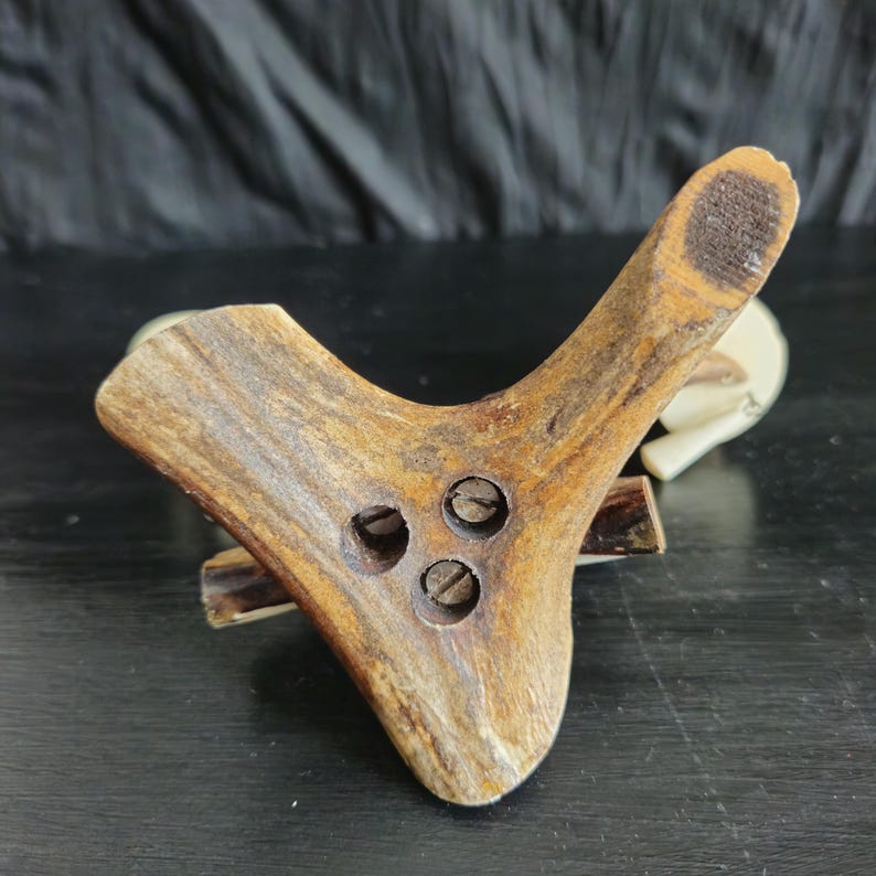 Sámi Reindeer Antler Candelabra – Two Candle Holder, Swedish Lapland ...