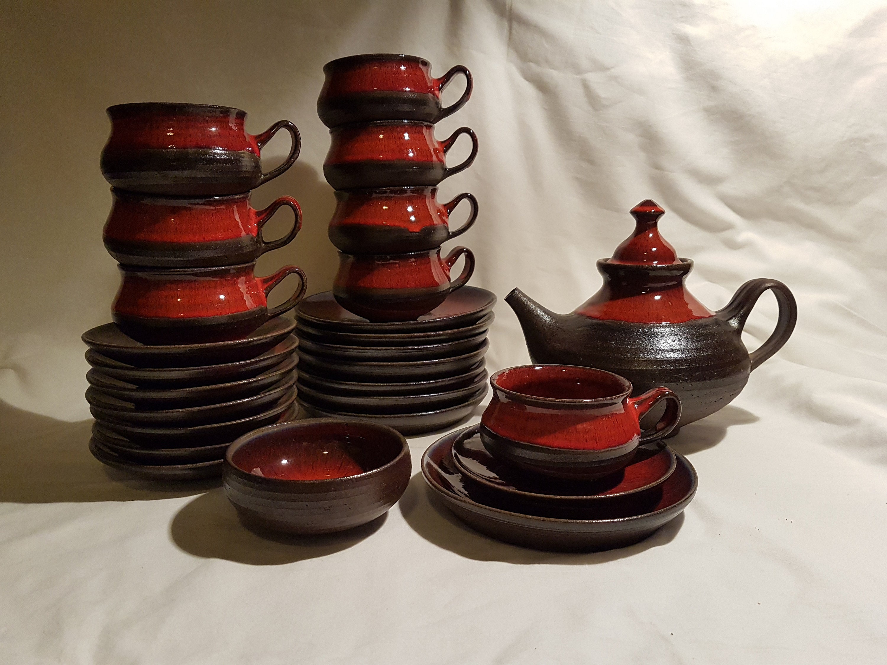 HENRIK DITLEV LARSEN Complete Tea/coffee Set Pottery Danish - Etsy Canada