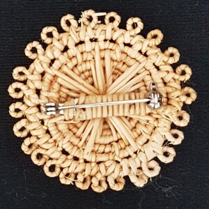 DUODJI Collectible Sámi Craft Birch Root Rotslöjd Weaved Brooch by ...