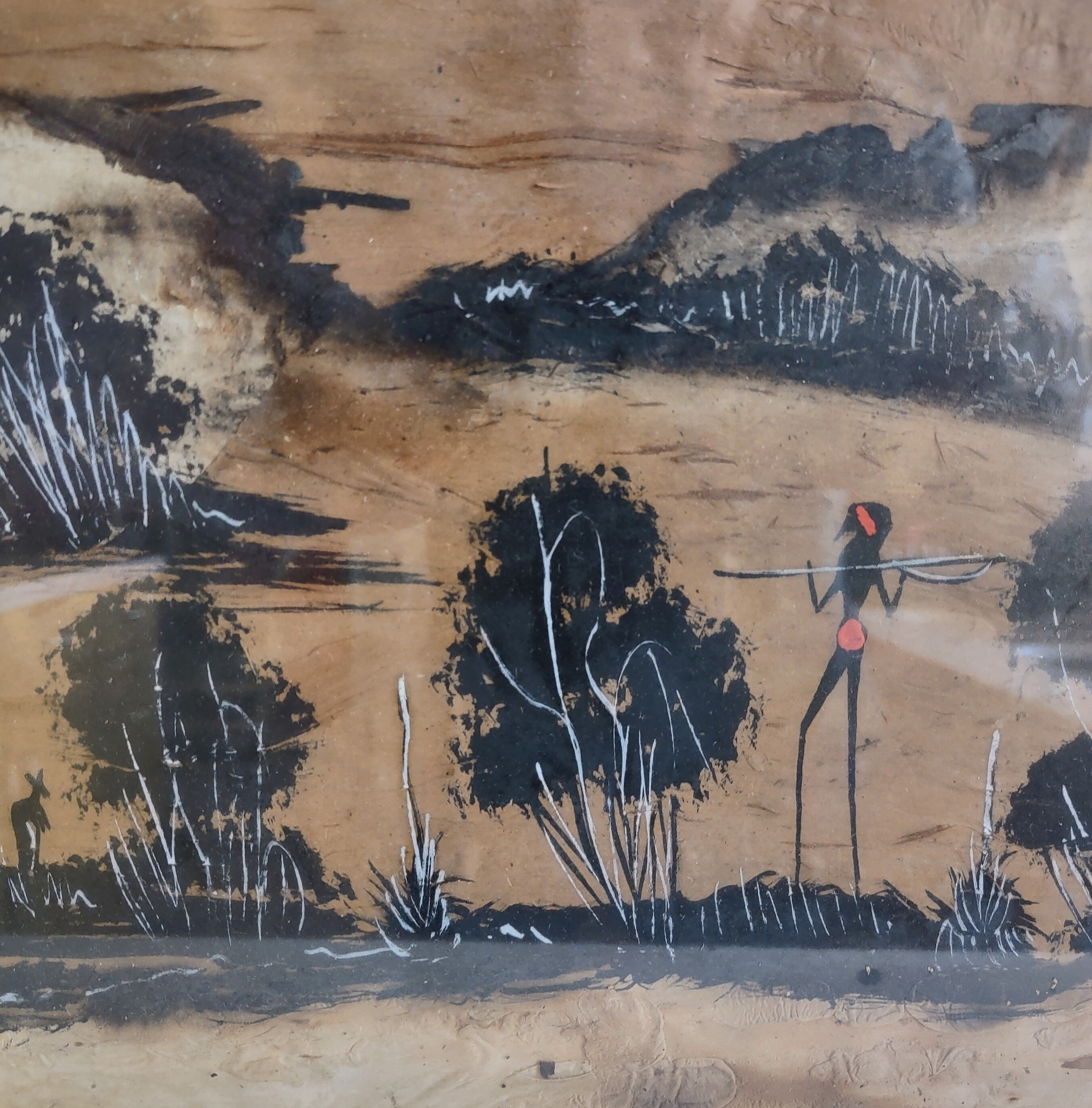 Vintage Aboriginal Bush Landscape - Etsy