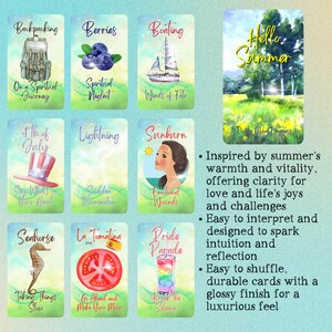 Hello Summer Oracle Deck | 50-card Love & Life Watercolor Oracle for ...